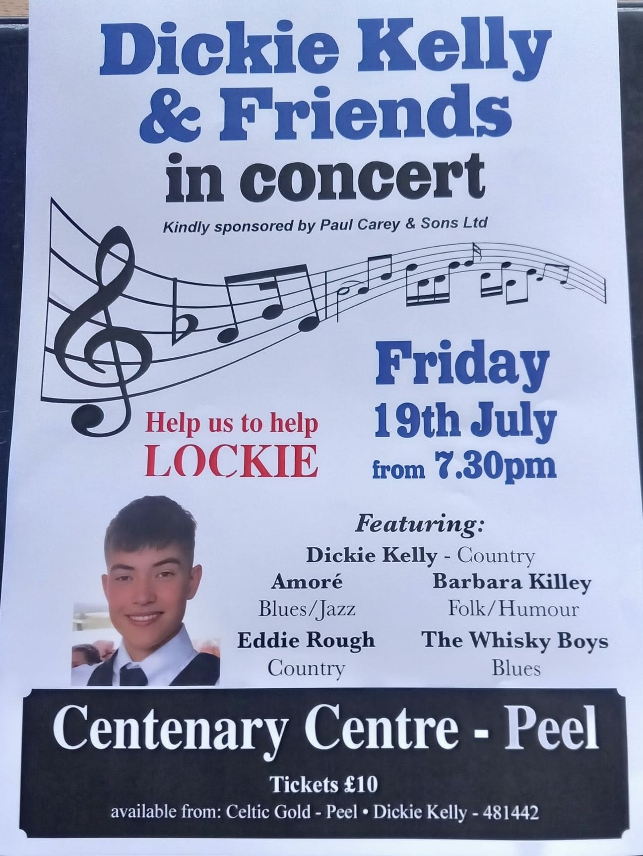 Dickie Kelly & Friends – Peel Centenary Centre